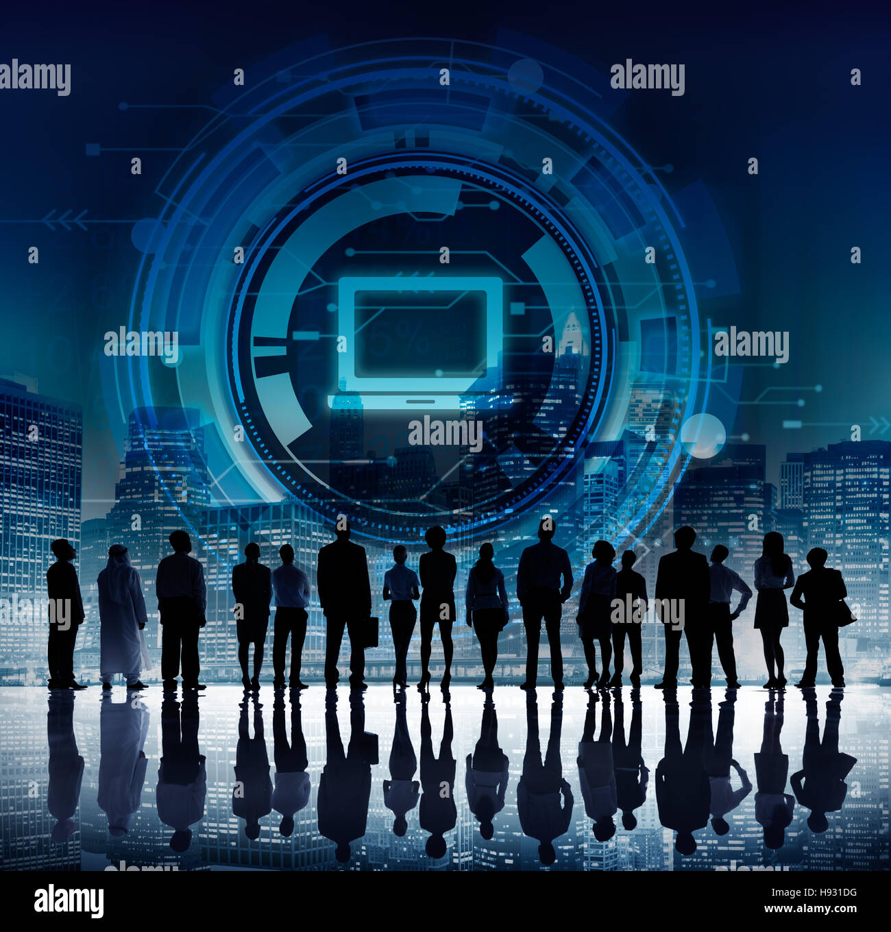 Computer Information Technology Connection Concept Stock Photo - Alamy