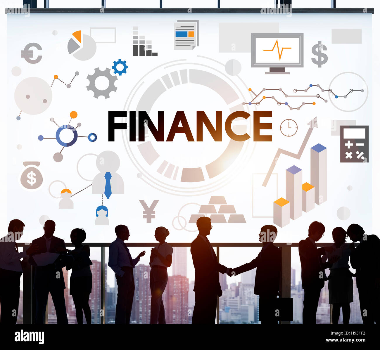 Finance Accounting Banking Economy Money Concept Stock Photo - Alamy