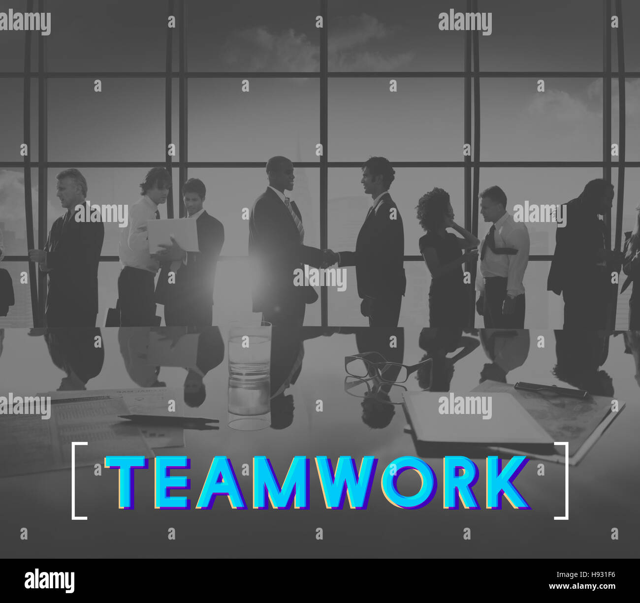 Teamwork Agreement Alliance Collaboration Unity Concept Stock Photo - Alamy