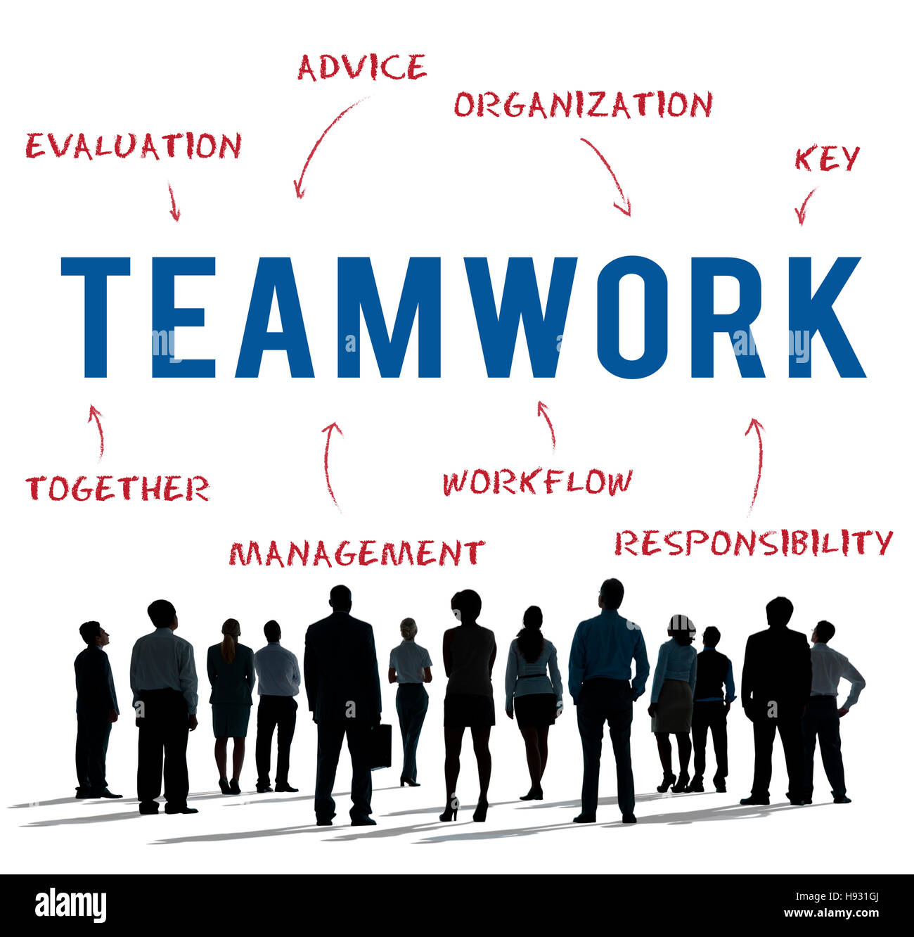 Teamwork Business Company Strategy Marketing Concept Stock Photo - Alamy