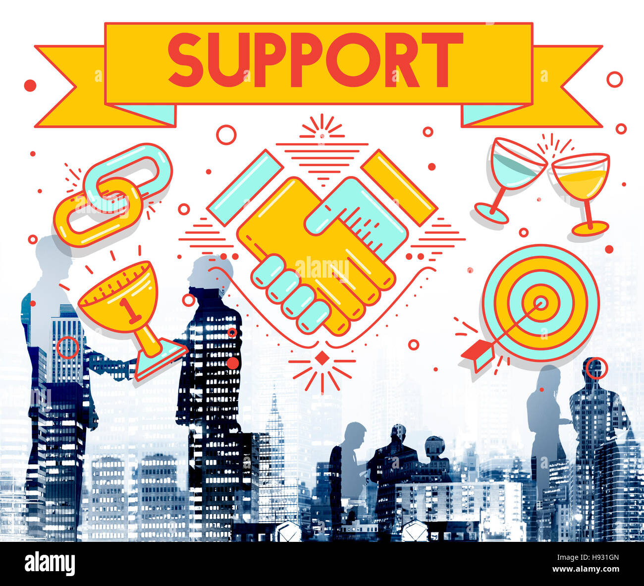 Support Helping Advice Collaboration Concept Stock Photo - Alamy