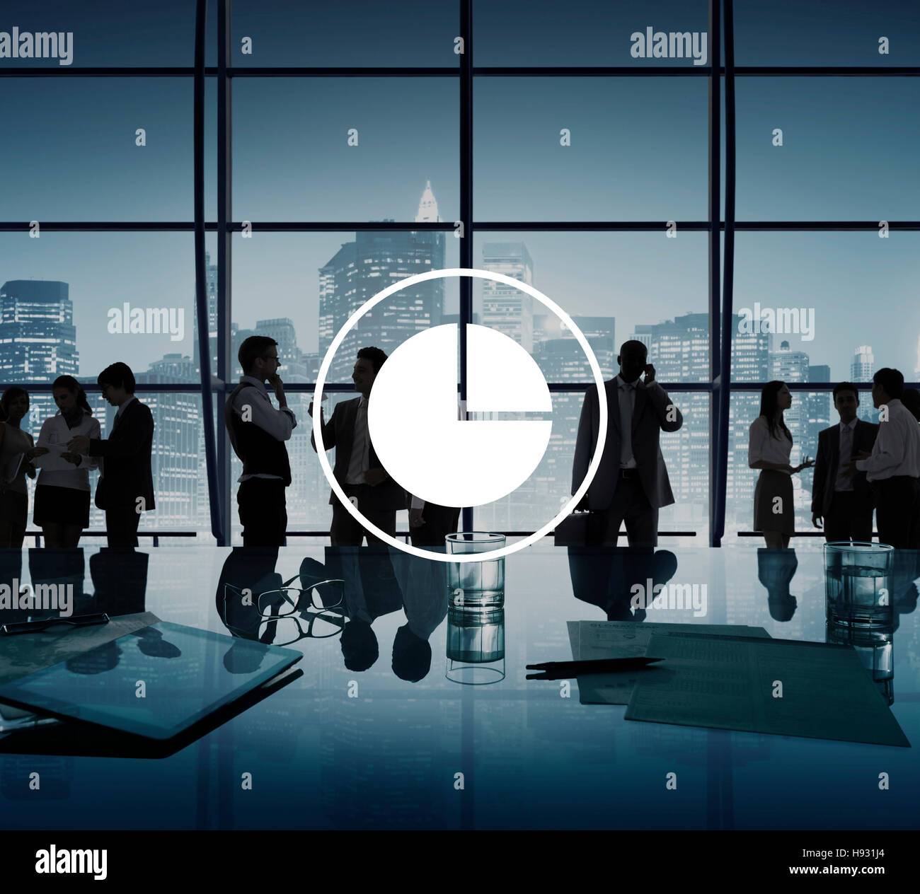 Market Share Business Graph Chart Competition Concept Stock Photo - Alamy