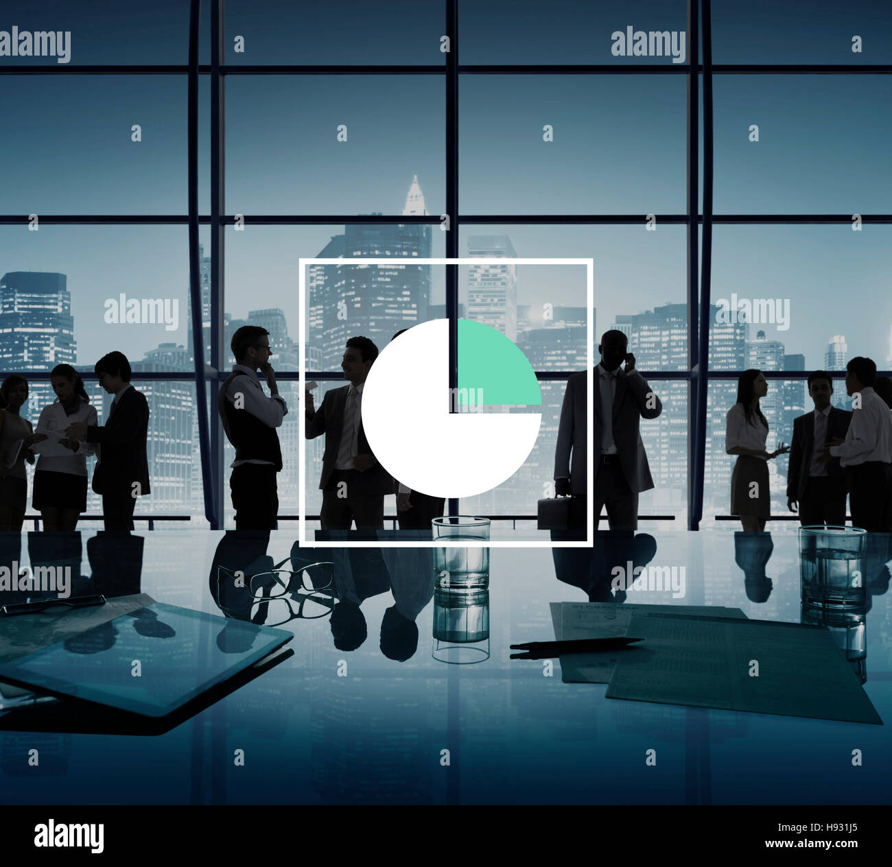 Market Share Business Graph Chart Competition Concept Stock Photo - Alamy