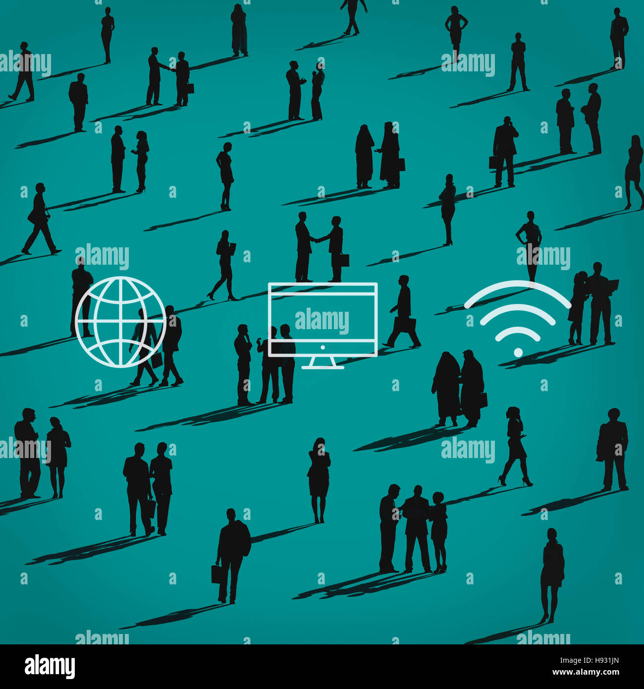 Global Worldwide Digital Modern Connection Concept Stock Photo - Alamy