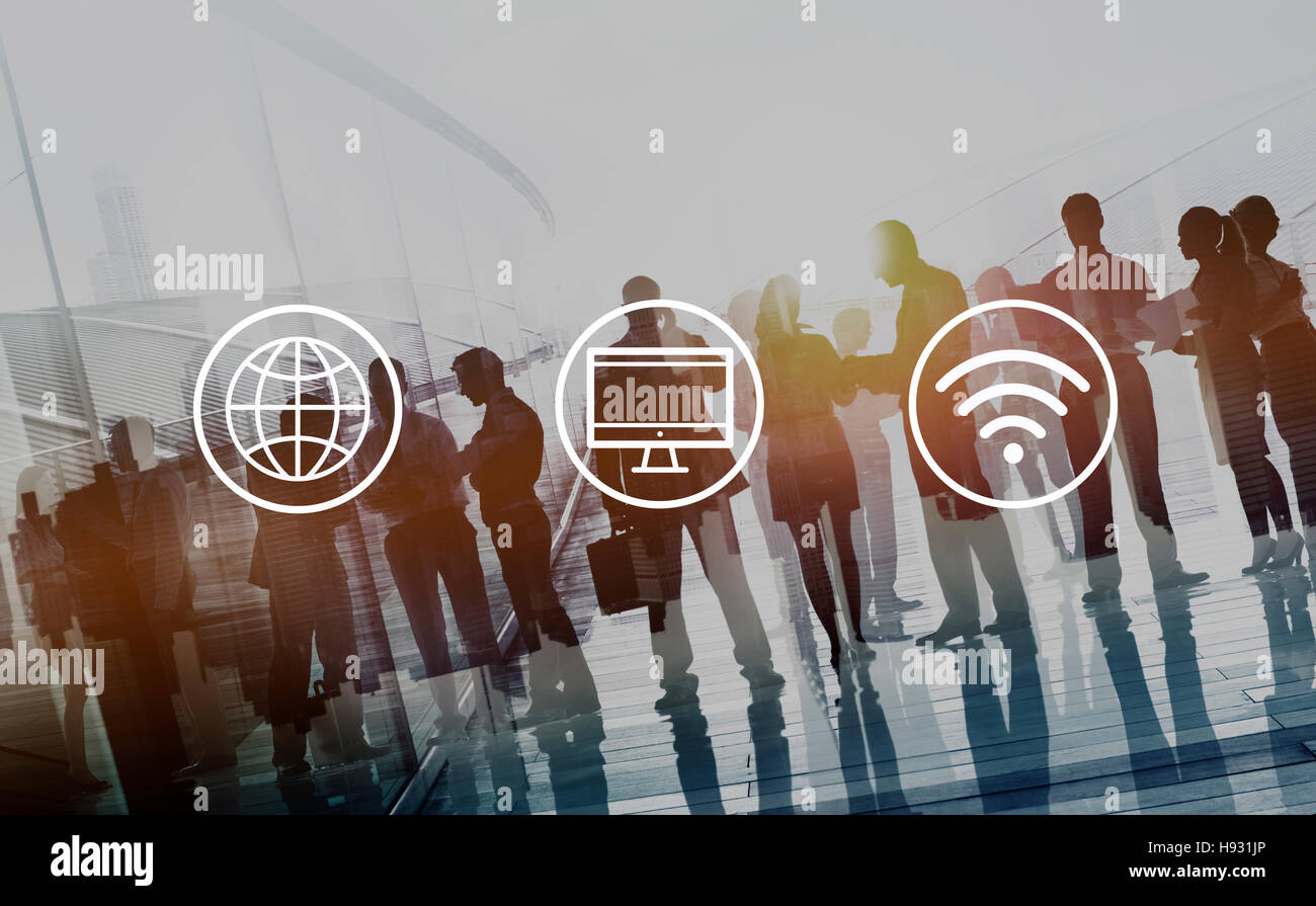 Global Worldwide Digital Modern Connection Concept Stock Photo - Alamy