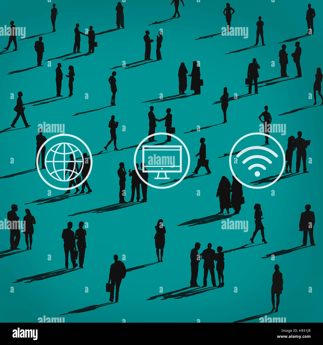 Global Worldwide Digital Modern Connection Concept Stock Photo - Alamy