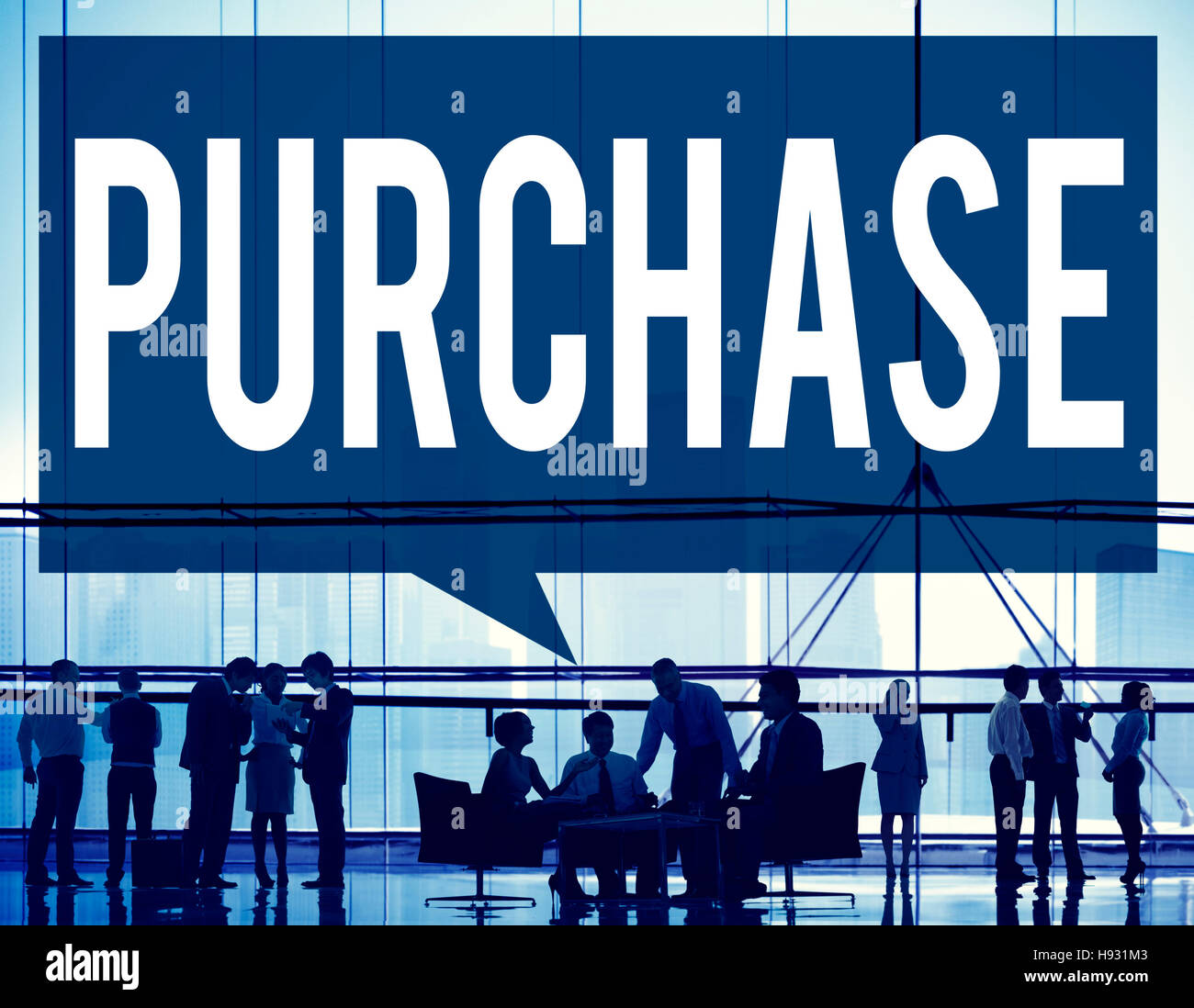 Meeting silhouette store hi-res stock photography and images - Alamy