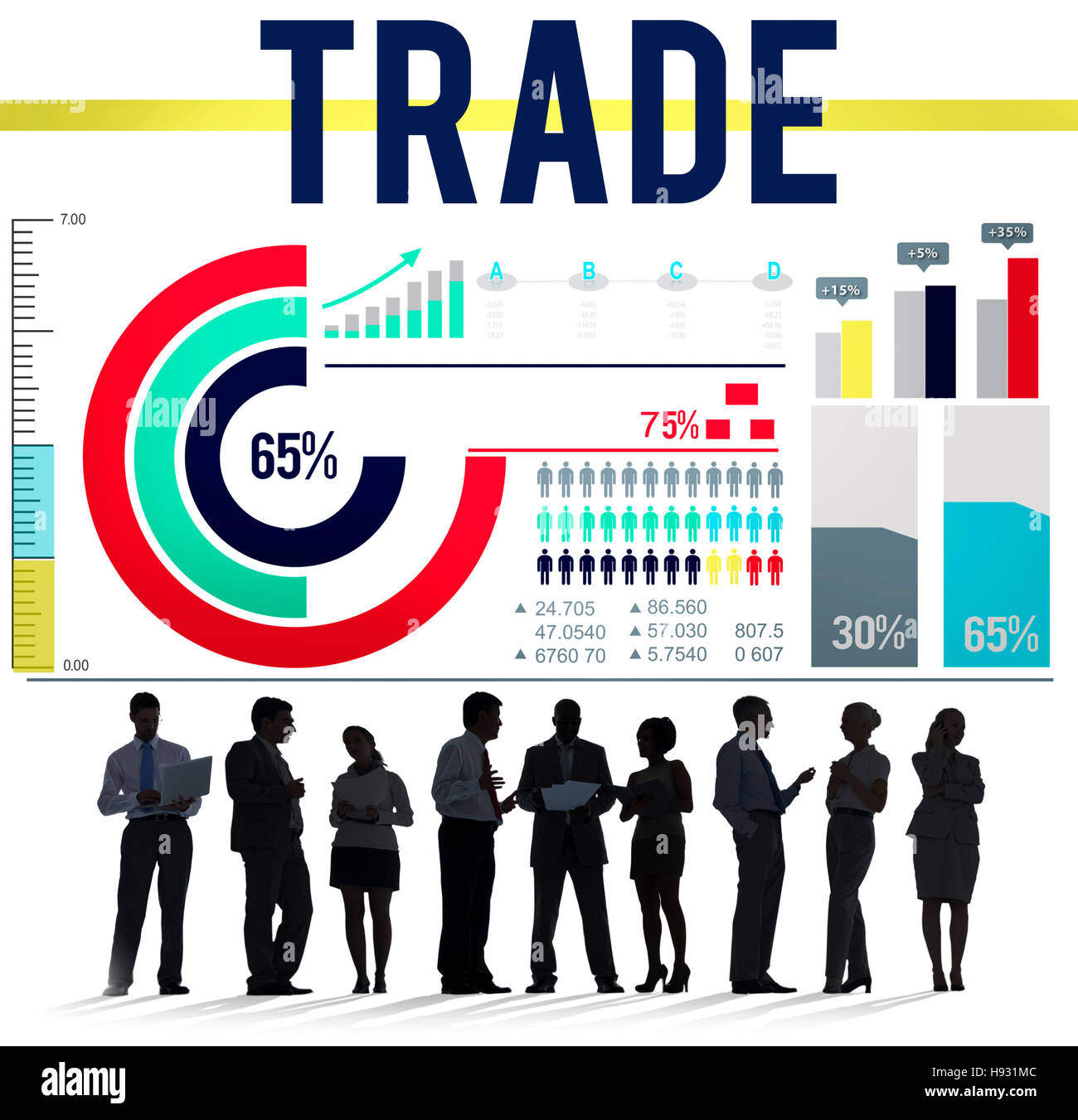 Trade Import Economy Transaction Merchandise Concept Stock Photo - Alamy