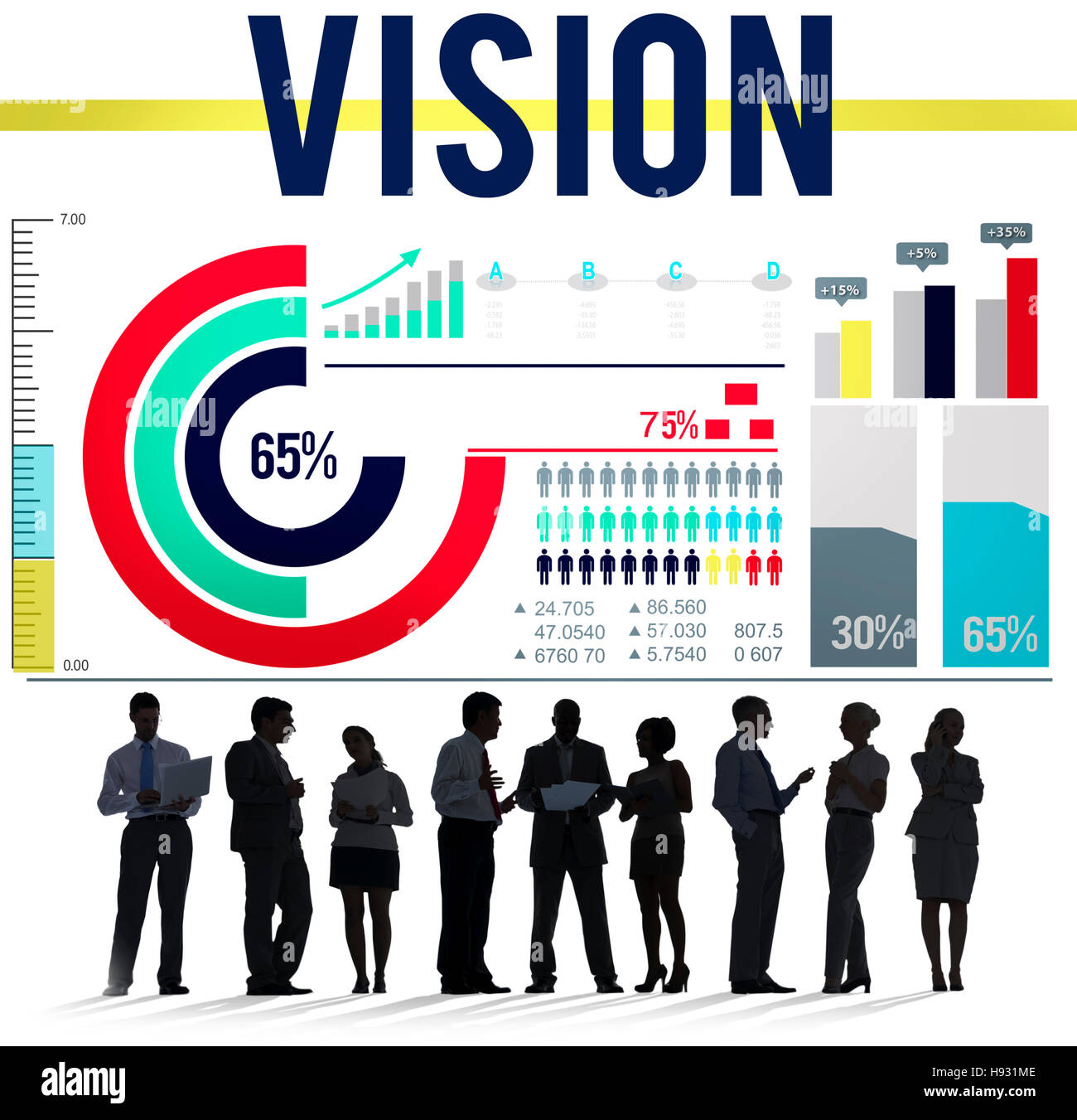 Vision Target Mission Motivation Goals Concept Stock Photo - Alamy