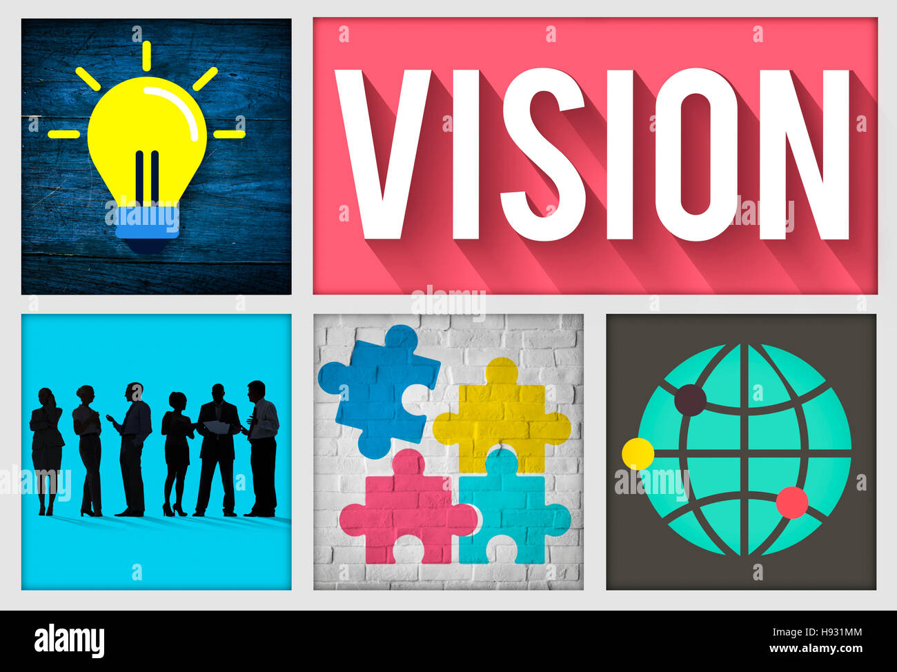 Vision Target Mission Motivation Goals Concept Stock Photo - Alamy