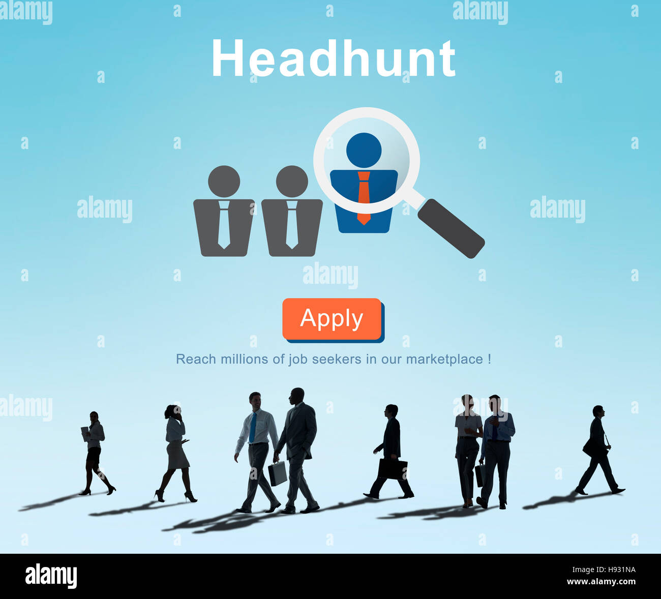 Headhunt Recruitment Scouting Hiring Employment Concept Stock Photo - Alamy