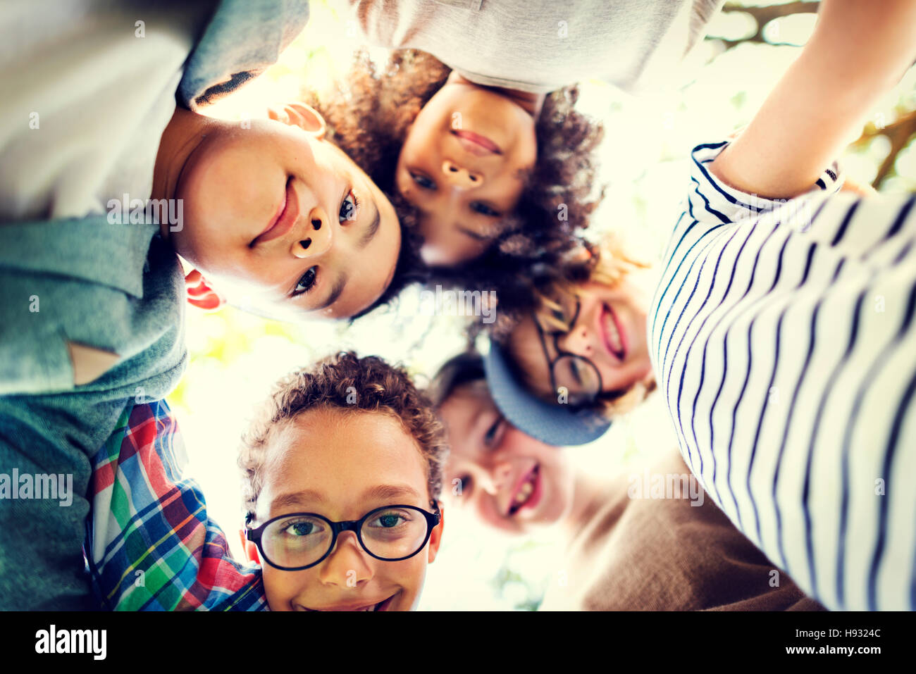 Children Friendship Togetherness Playful Happiness Concept Stock Photo ...