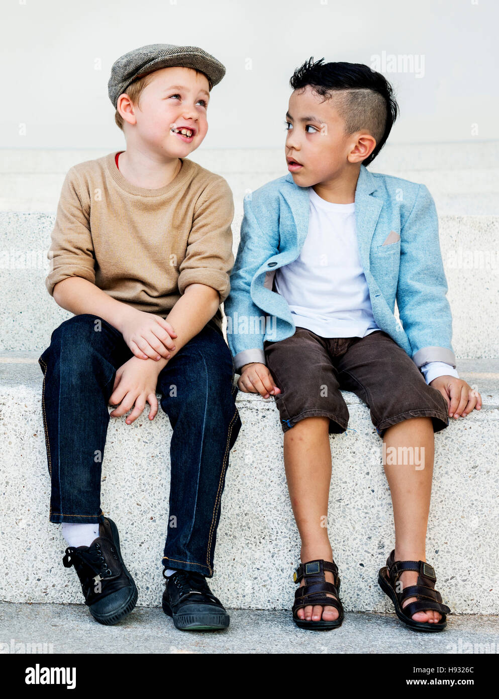 Kids Happiness Fun Smiling Children Concept Stock Photo - Alamy