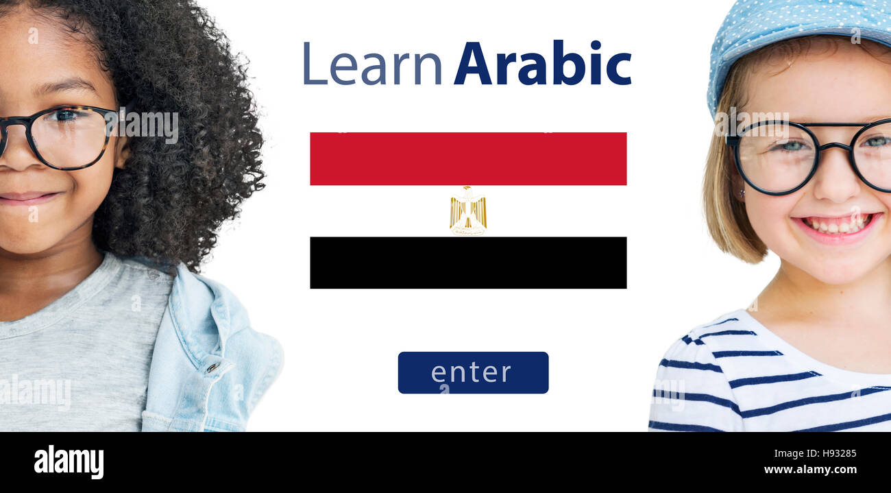 Learn Arabic Language Online Education Concept Stock Photo - Alamy