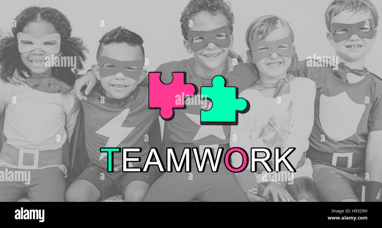 Teamwork Alliance Collaboration Connection Concept Stock Photo - Alamy