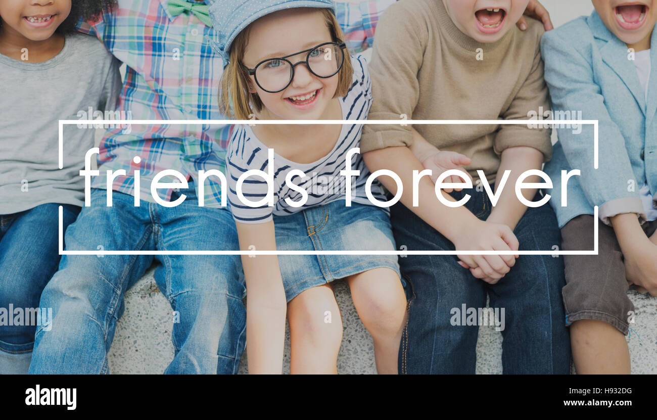 Friendship Together Togetherness Partner Friends Concept Stock Photo ...