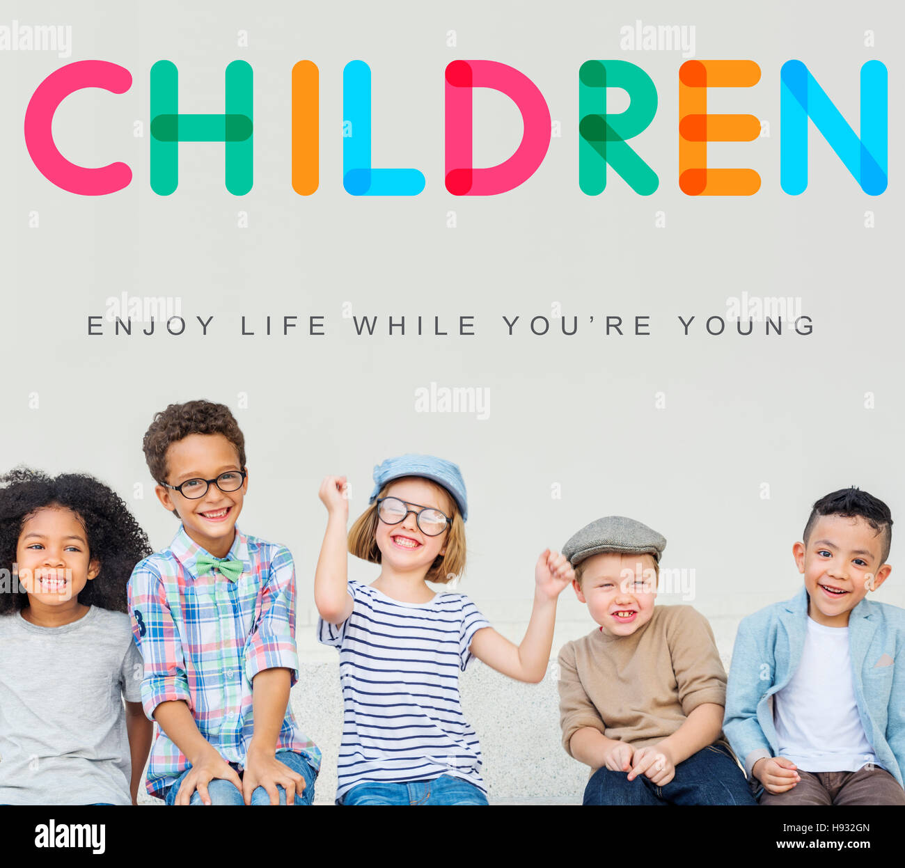 Children Enjoy Life Young Age Concept Stock Photo - Alamy