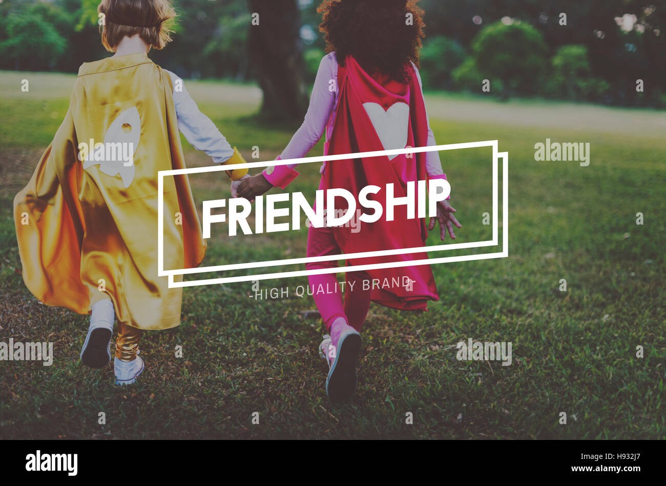 Friends Friendship Togetherness Partnership Buddy Concept Stock Photo ...