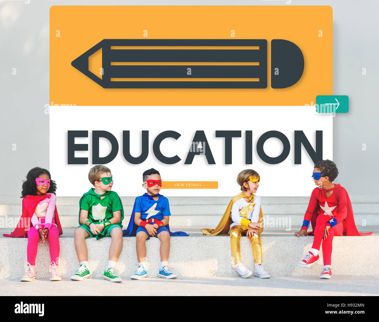 Pencil Education Study Academics Learning Graphic Concept Stock Photo ...