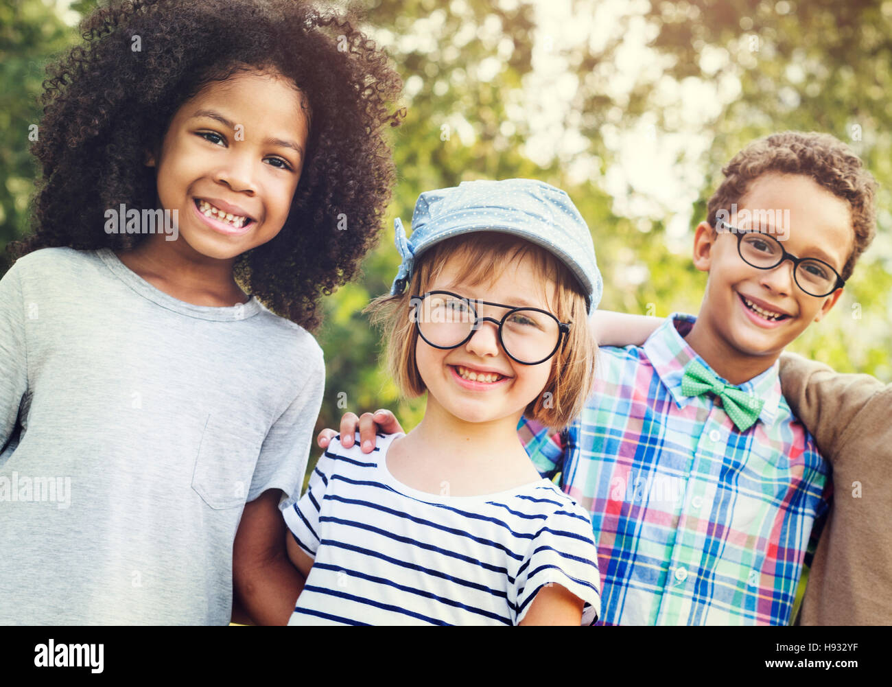 Children Friendship Togetherness Playful Happiness Concept Stock Photo ...