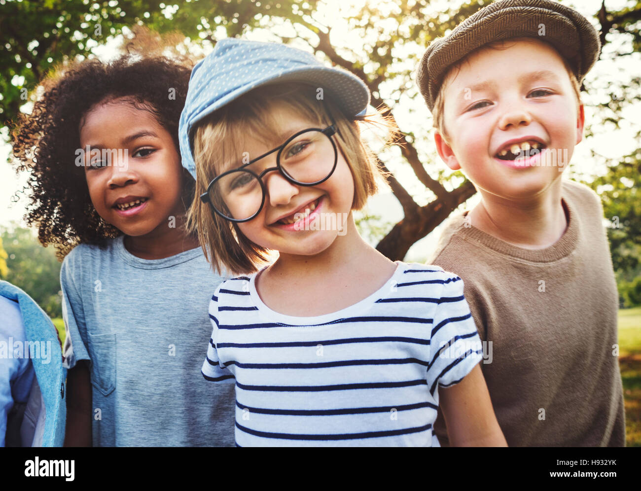 Children Friendship Togetherness Playful Happiness Concept Stock Photo ...