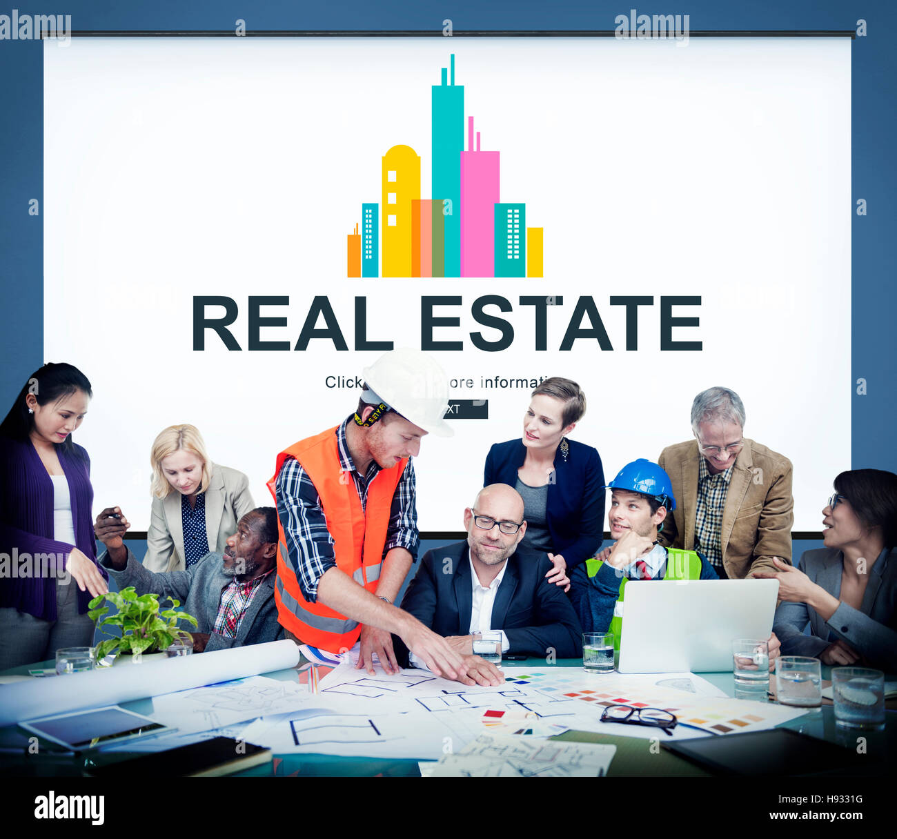 Real estate logo concepts hi-res stock photography and images - Alamy