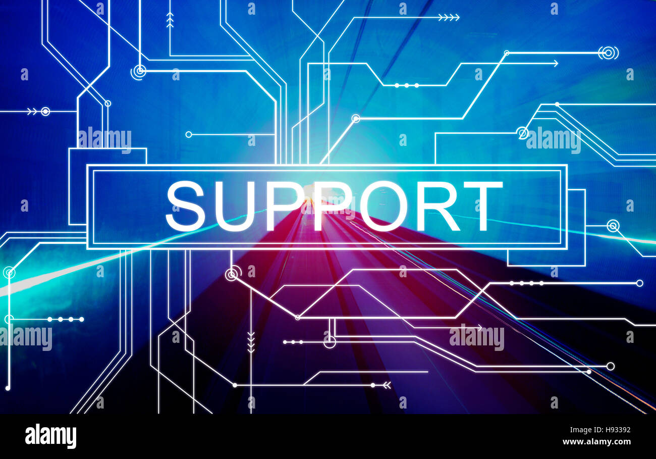 Support Assistance Advice Coaching Help Team Concept Stock Photo - Alamy