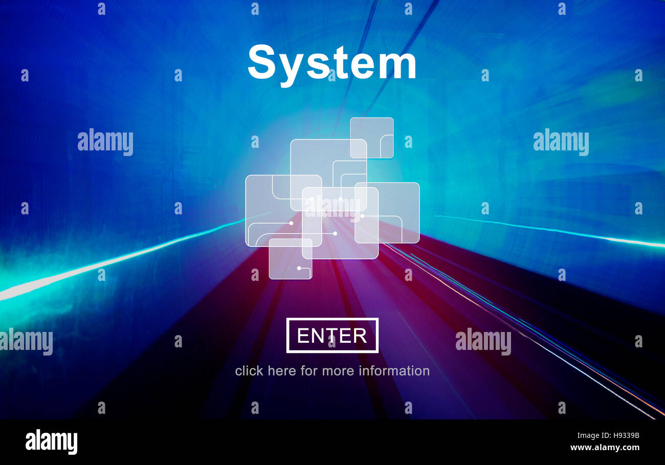 System Progress Production Structure Accessible Concept Stock Photo - Alamy