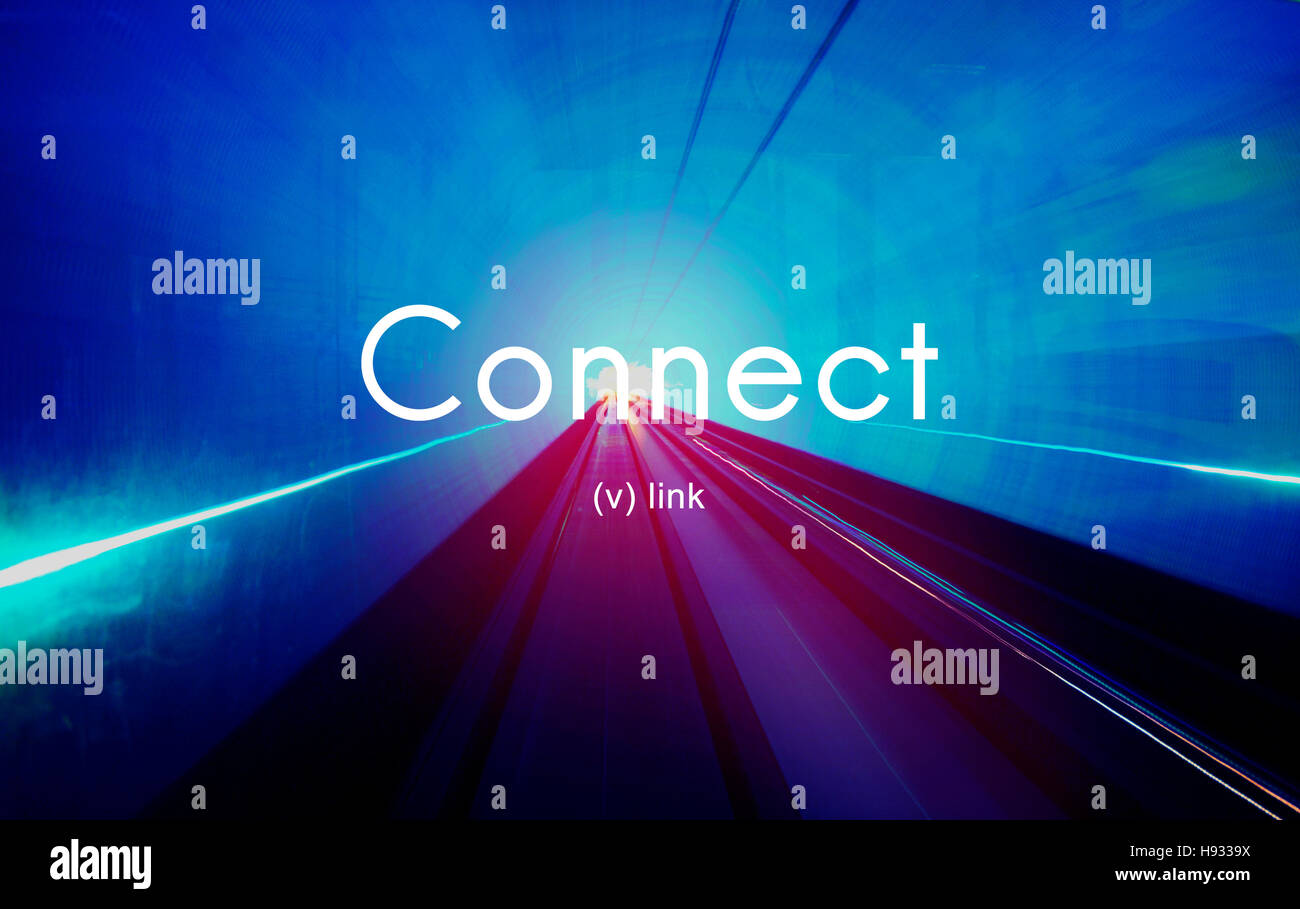 Connect Link Communication Contact Network Concept Stock Photo - Alamy