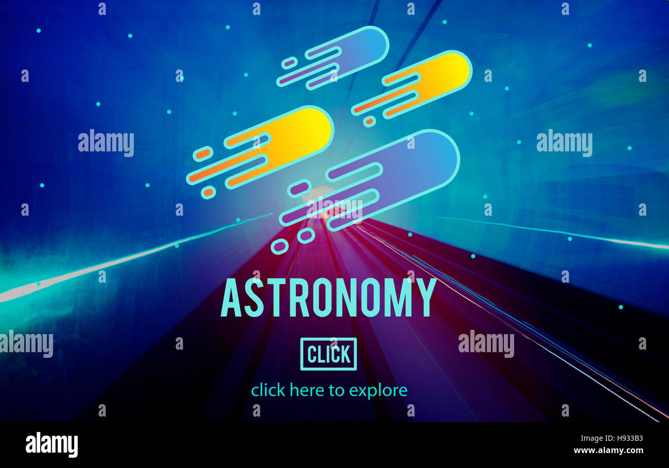 Astronomy Science Solar System Astrology Shooting Star Concept Stock ...