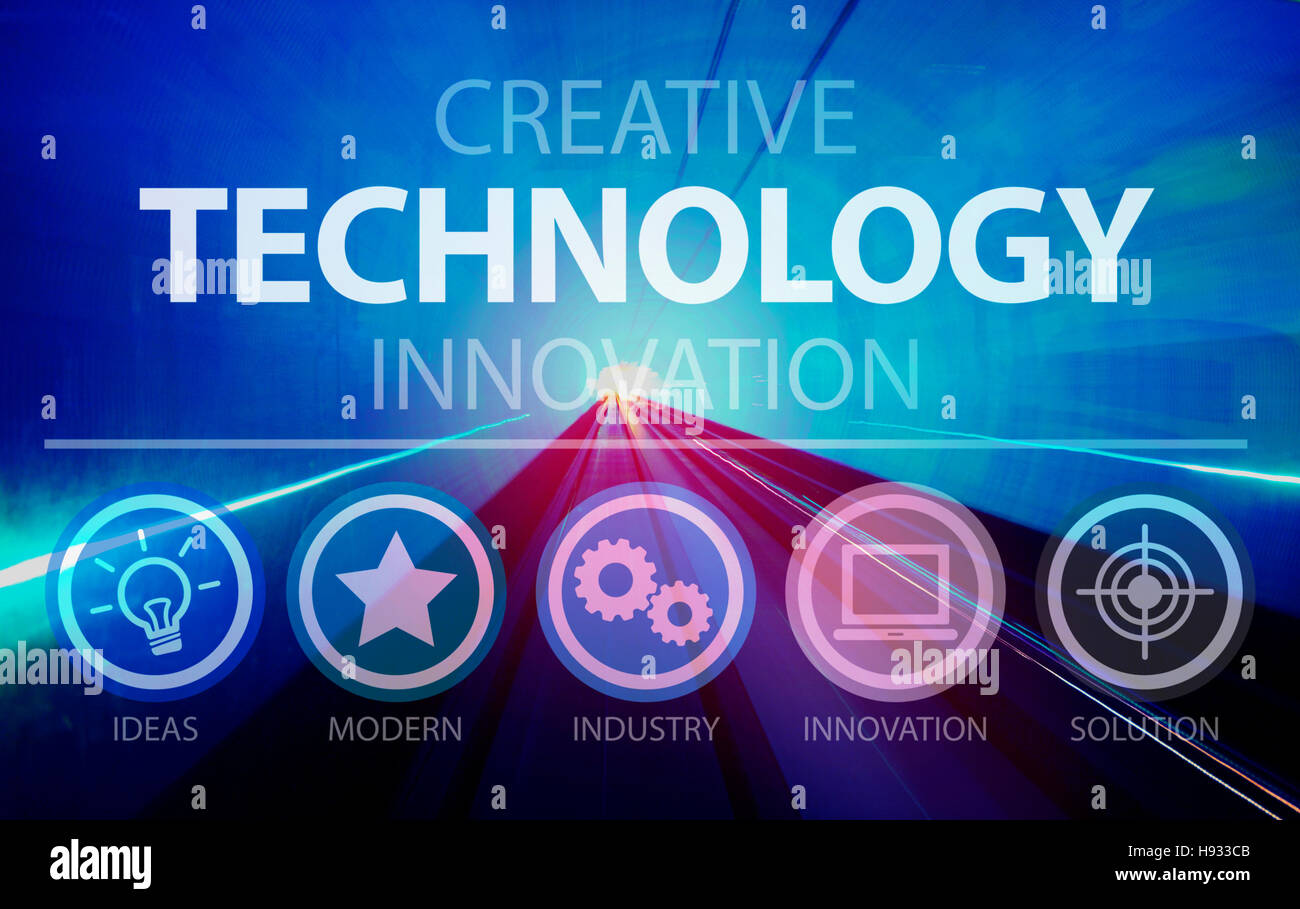Creative Technology Innovation Media Digital Concept Stock Photo - Alamy