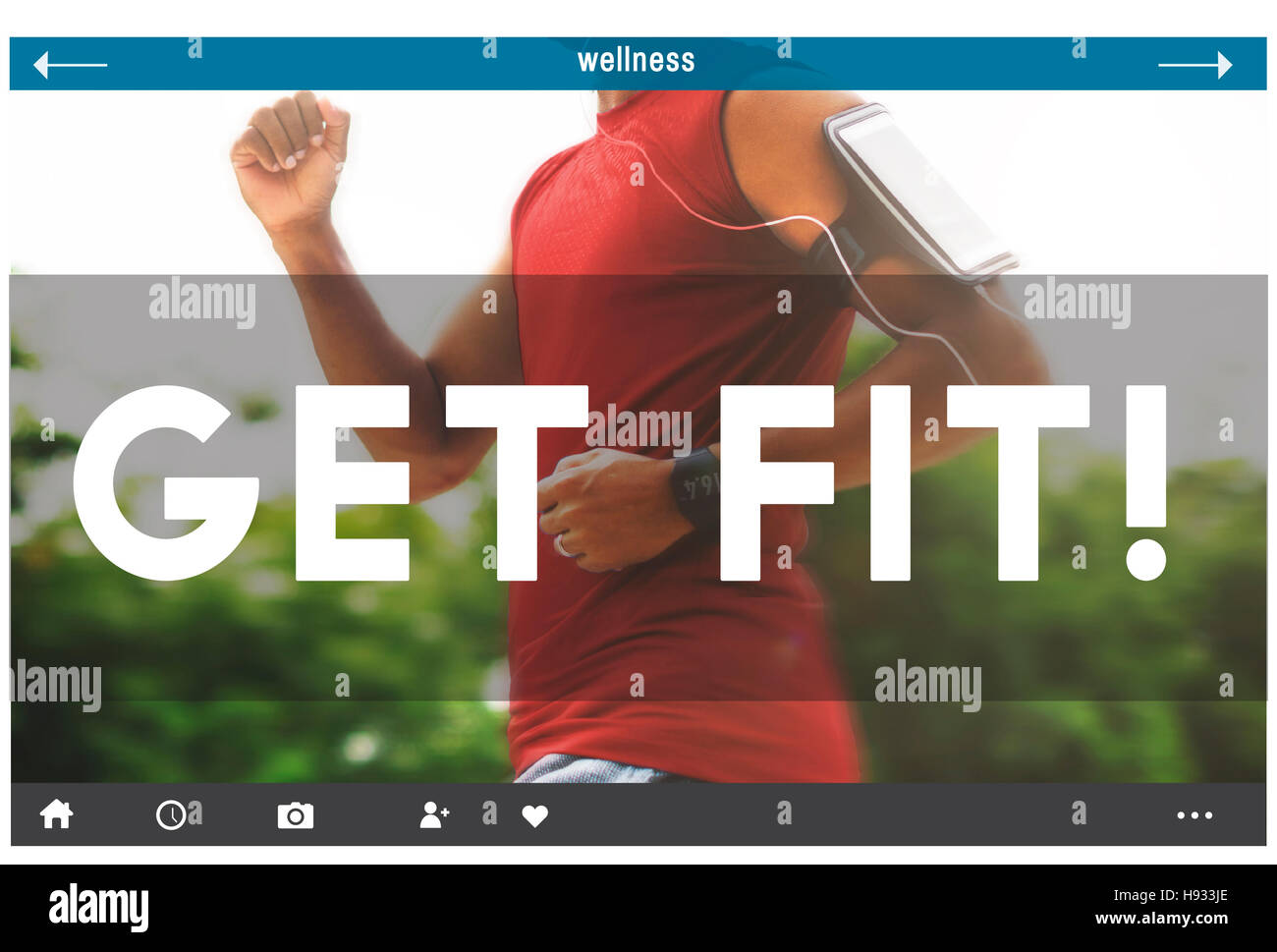 Get Fit Activities Fitness Exercise Health Sports Gym Concept Stock ...