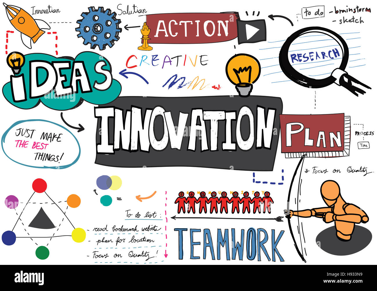 Innovation invention futurism development hi-res stock photography and ...