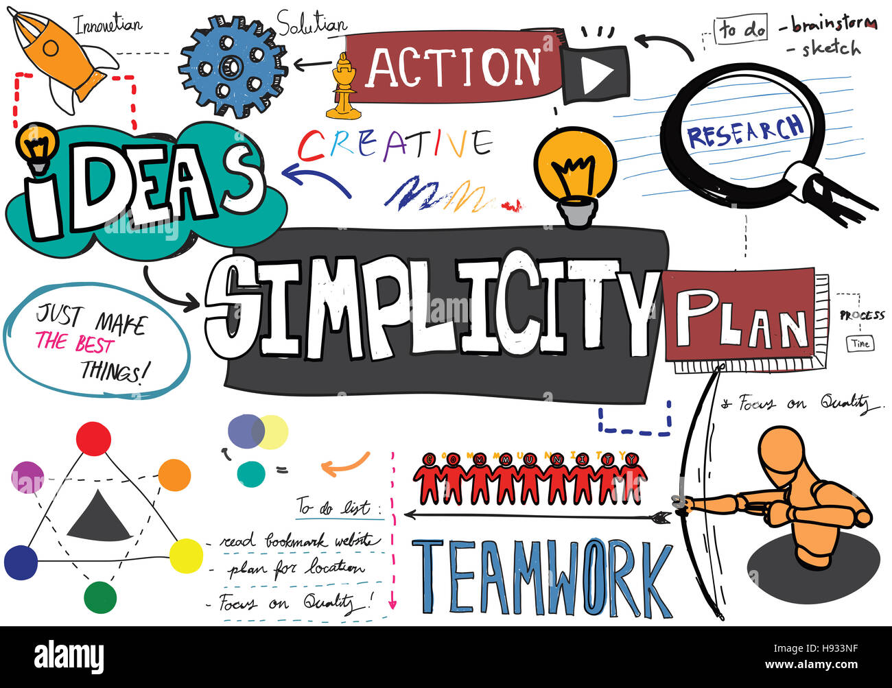 Simplicity Minimal Normal Contemporary Simpleness Concept Stock Photo ...