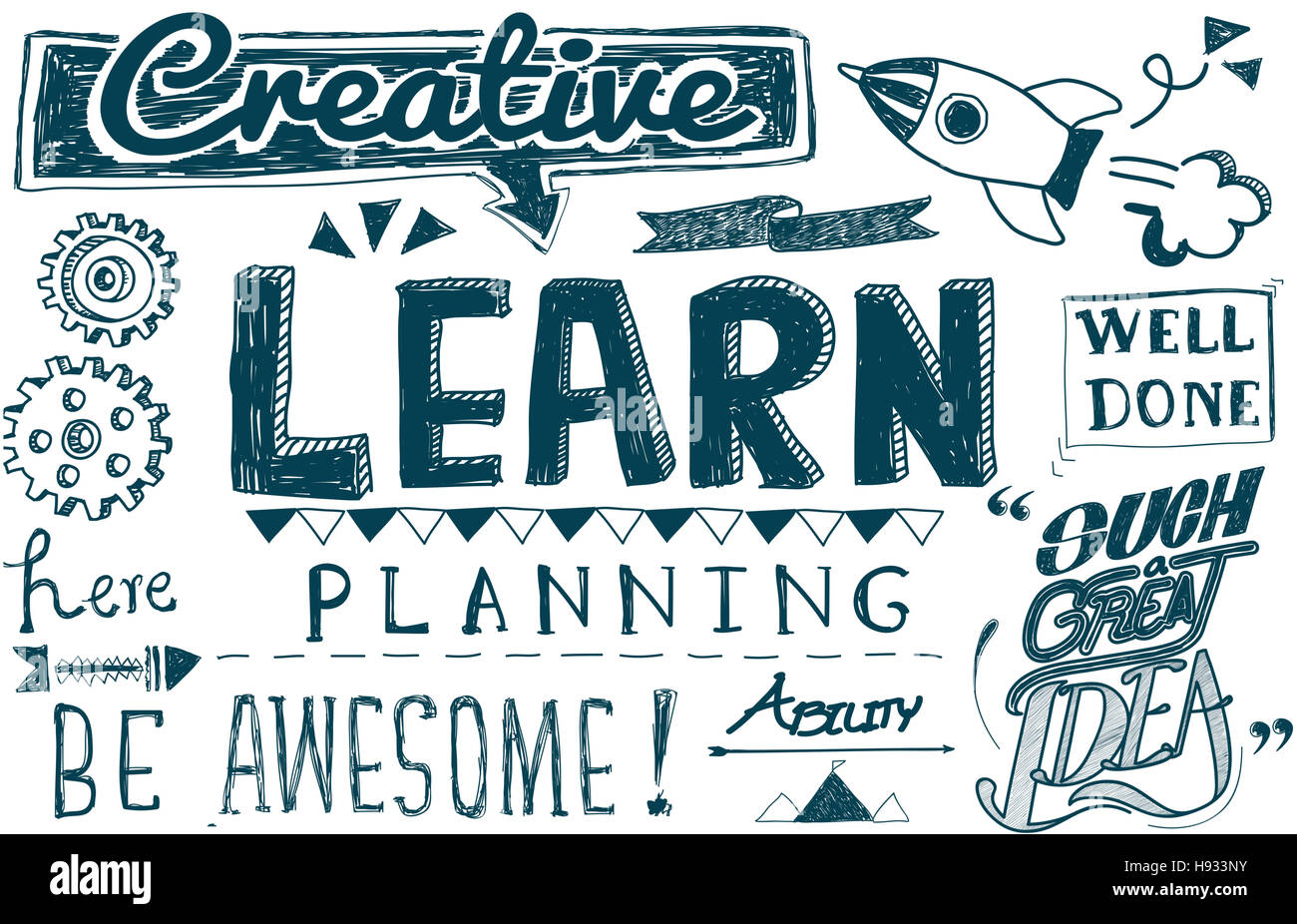 Learn Learning Education Studying Knowledge Concept Stock Photo - Alamy