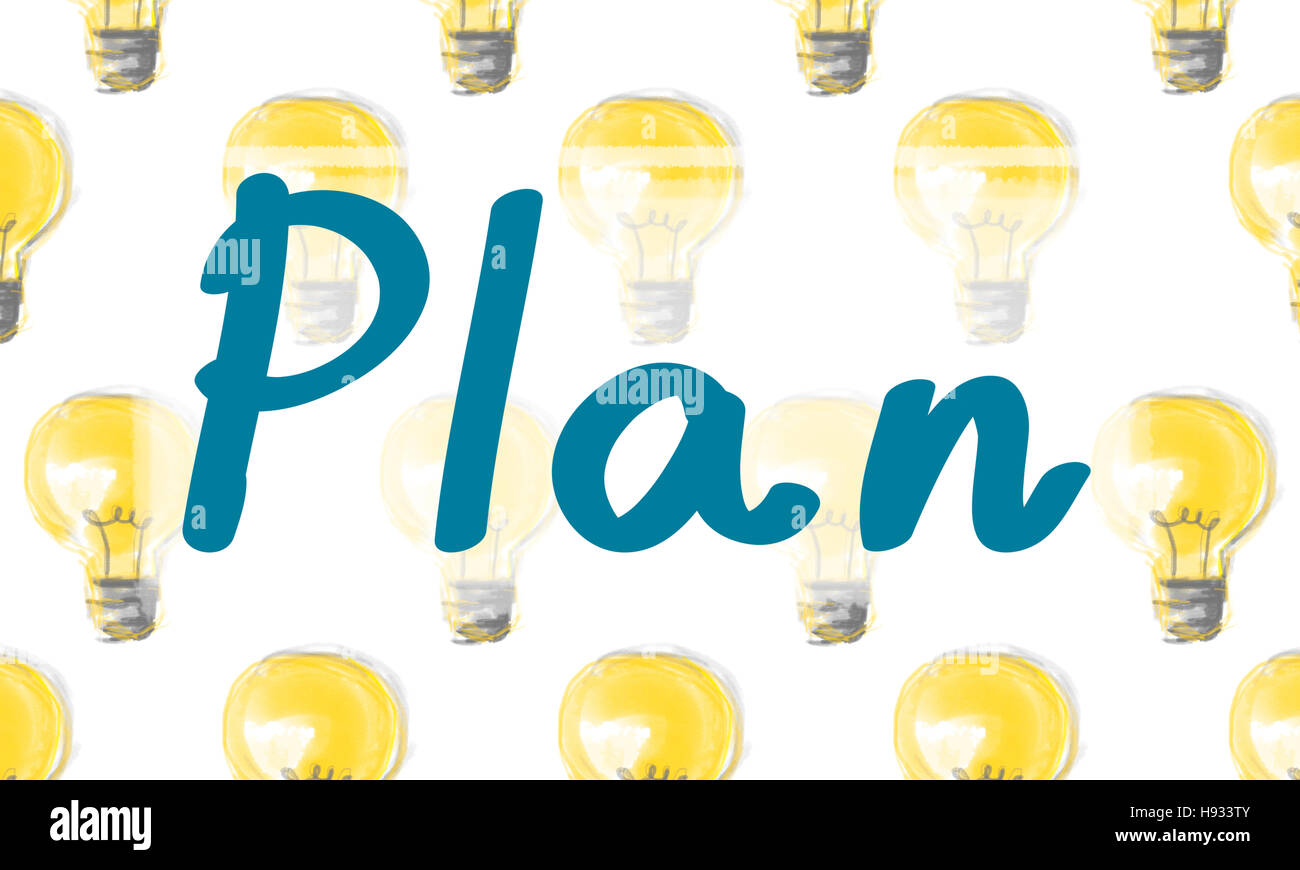 Plan Planning Strategy Thinking Concept Stock Photo - Alamy