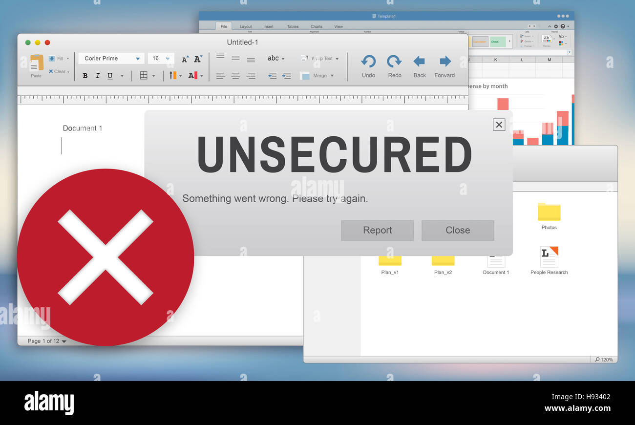 Unsecured hi-res stock photography and images - Alamy