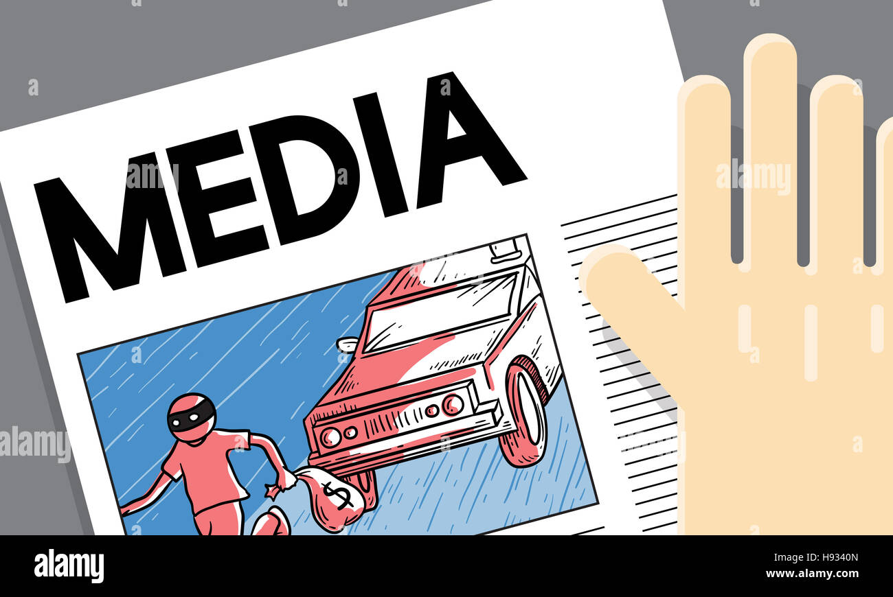 Media Digital Internet Communication Information Concept Stock Photo ...