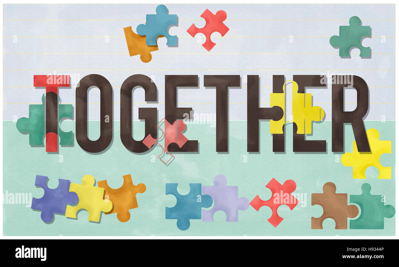 Teamwork connection hi-res stock photography and images - Alamy