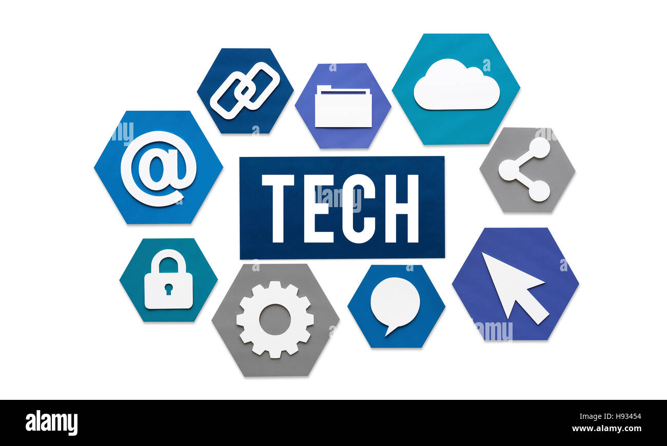 Tech Technology Internet Online Concept Stock Photo - Alamy