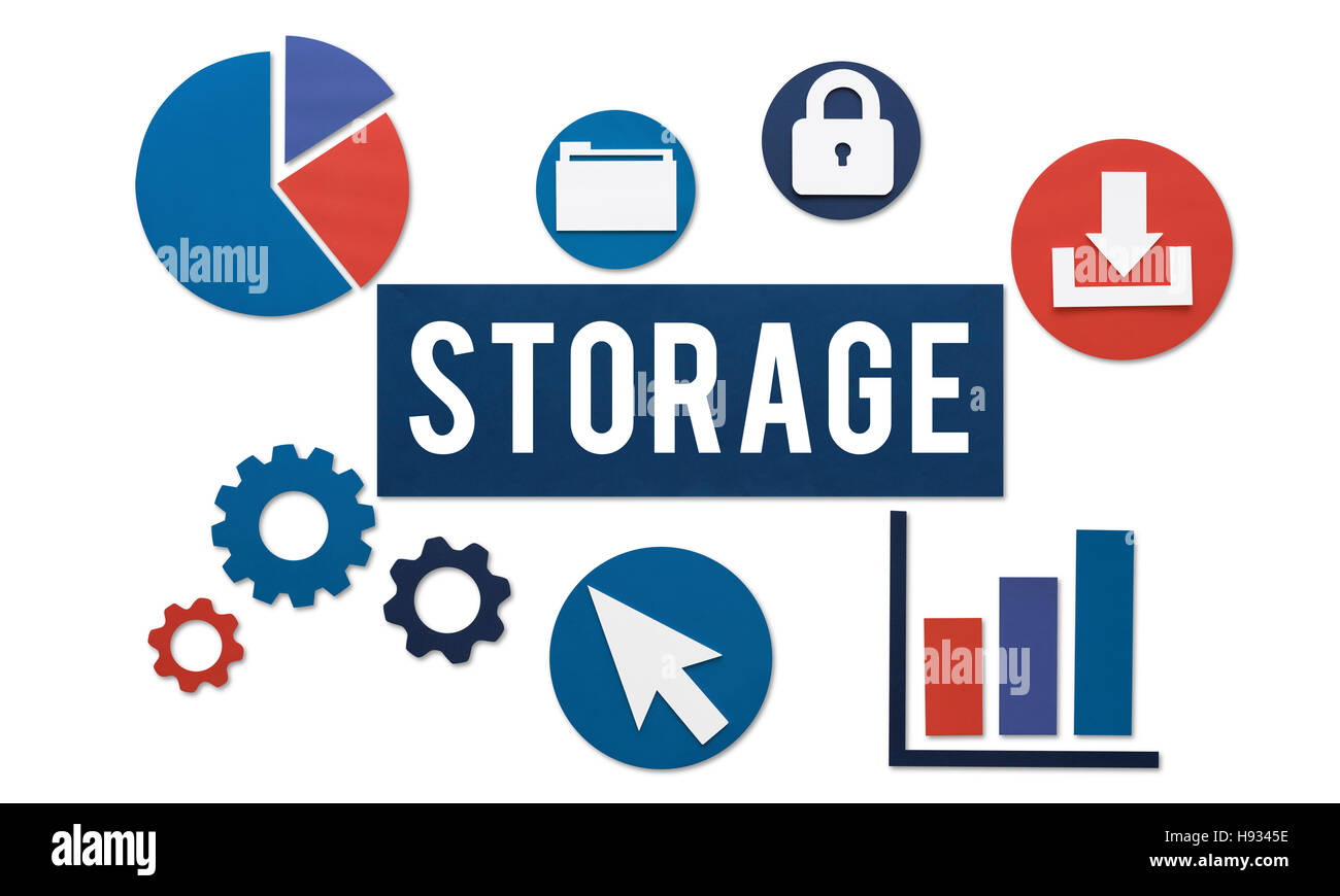 Storage Data Information Technology Concept Stock Photo - Alamy