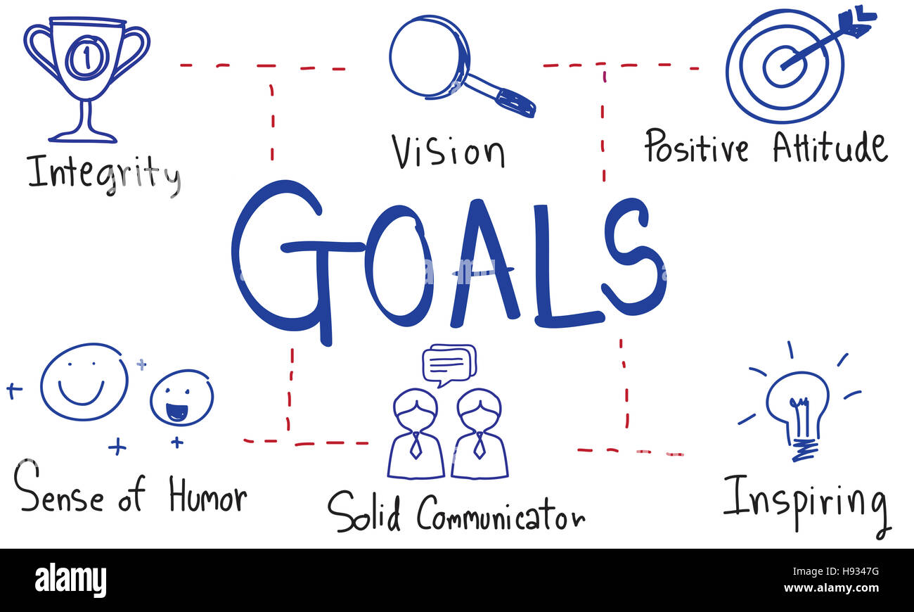 Leadership Success Skills Drawing Graphic Concept Stock Photo - Alamy