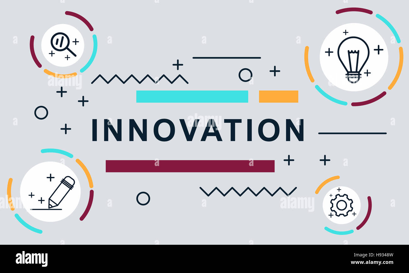 Innovation Creative Vision Ideas Graphic Concept Stock Photo - Alamy