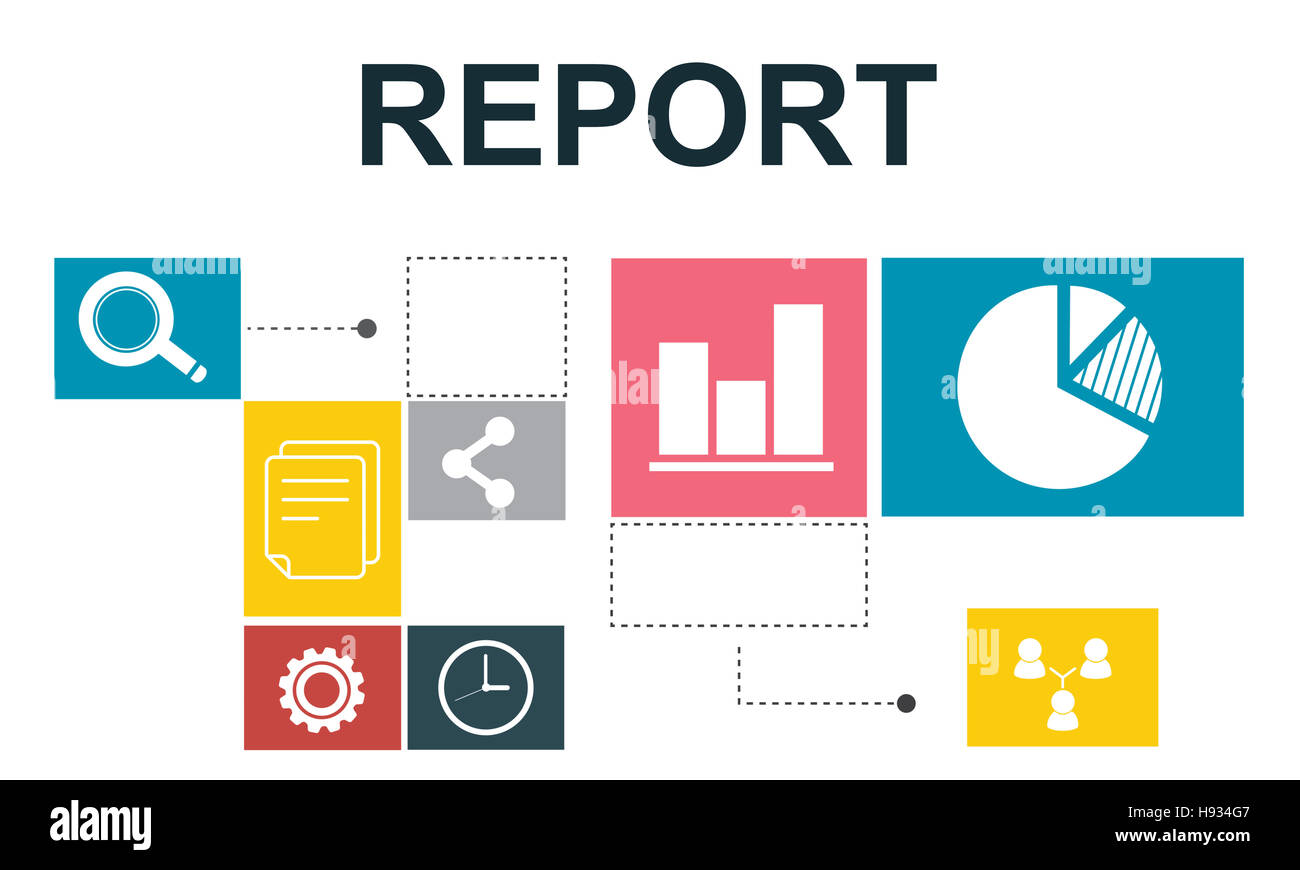 Data Analysis Analytics Information Report Concept Stock Photo - Alamy