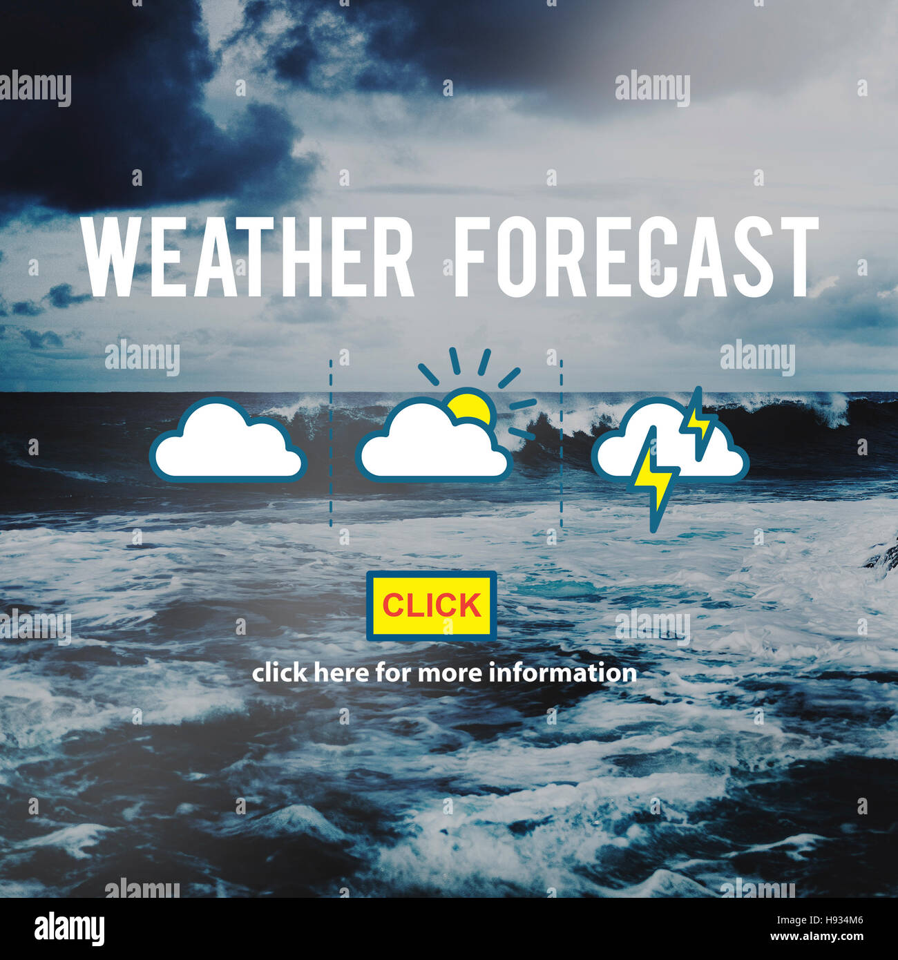 Weather Forecast Temperature Application Concept Stock Photo - Alamy