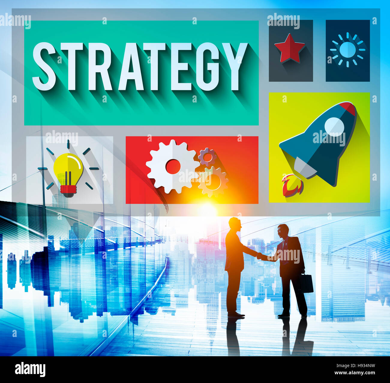 Strategy Start up Creativity Inspiration Launch Concept Stock Photo - Alamy