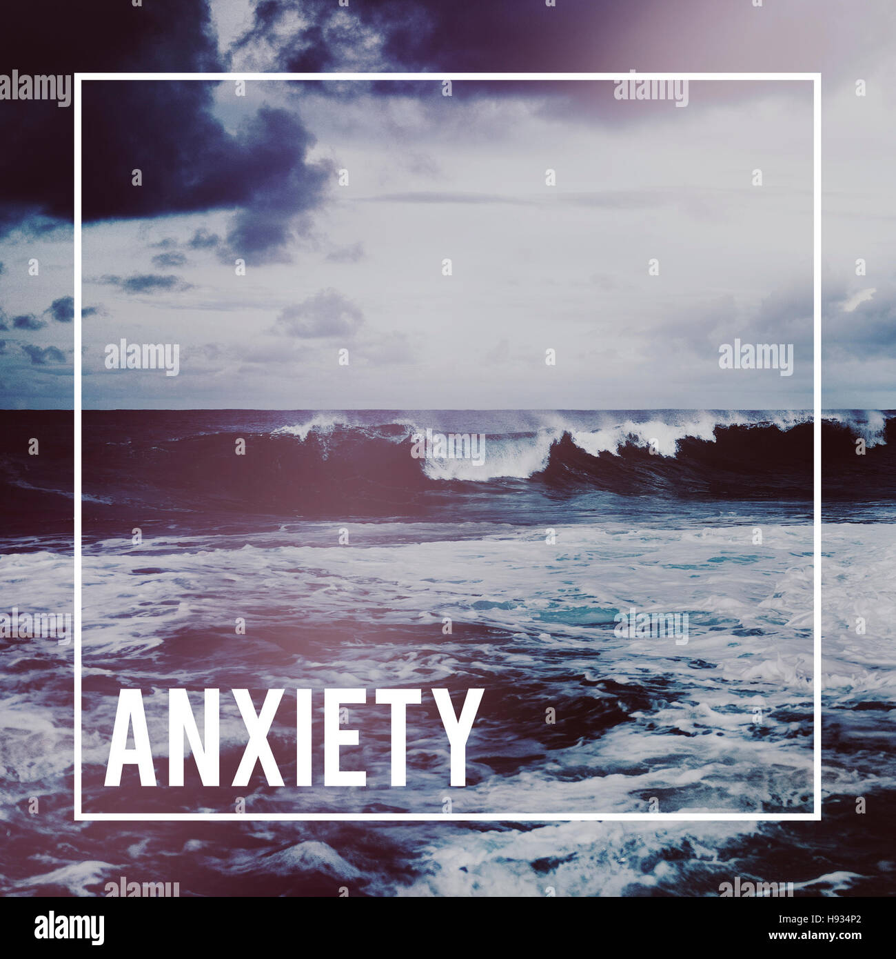 Anxiety Panic Stress Nervous Tension Mental Health Psychology Concept ...