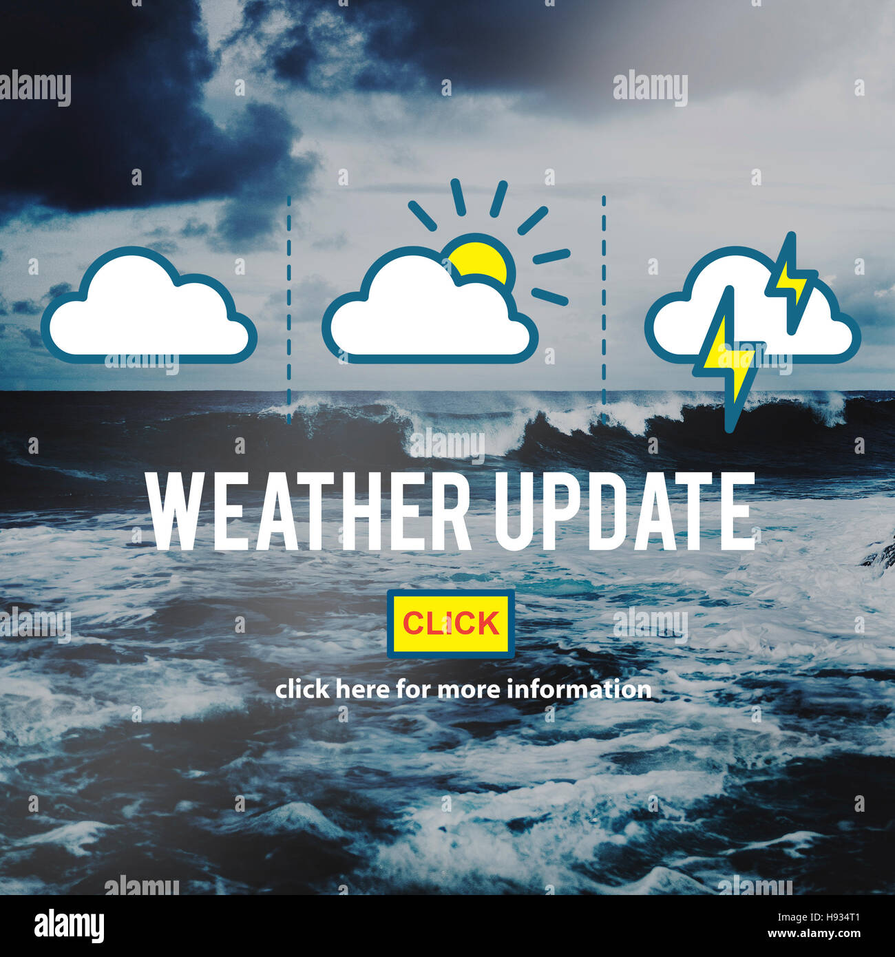 Weather Update Information Prediction Climate Daily Concept Stock Photo ...