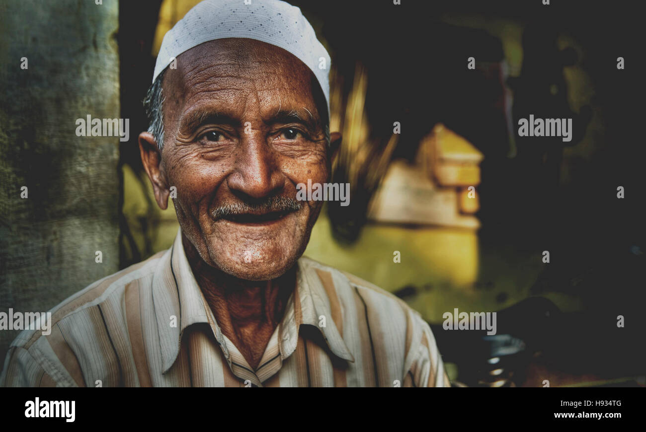 Happy Indian Man Smiling For The Camera Concept Stock Photo - Alamy
