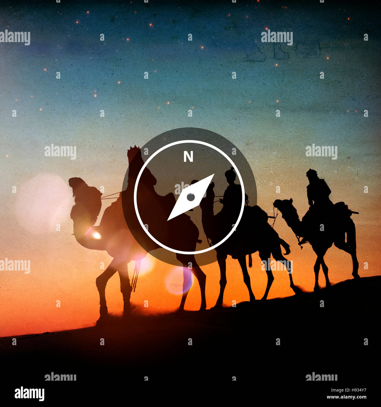 Navigation Check-in Location Gps Icon Concept Stock Photo - Alamy